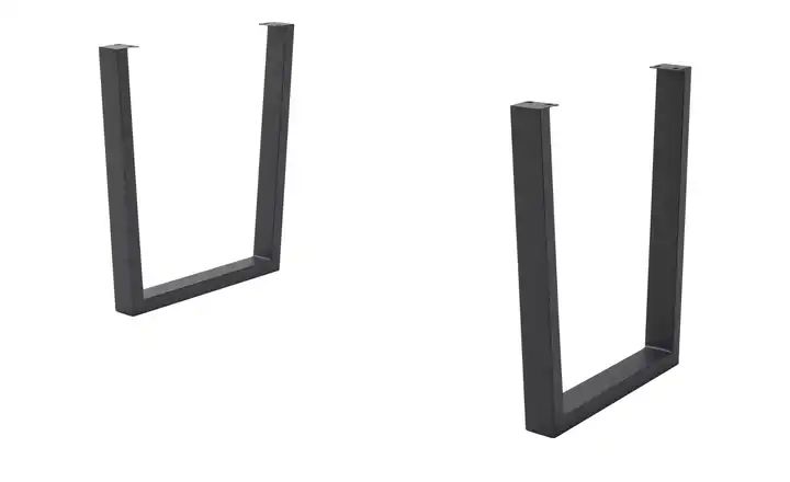 Dine + Mine Tischgestell SigNature One | Anthrazit, Trapez-Form