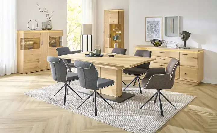 Primo Esszimmerstuhl drehbar Gilbert | Braun, Drehfunktion
