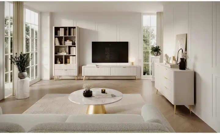 Lowboard | 163 cm, Beige - Bei Möbel Kraft online kaufen