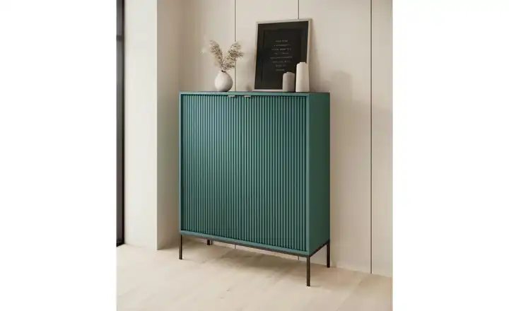 Highboard | Grün, Schwarz, Goldfarben - Bei Möbel Kraft online kaufen