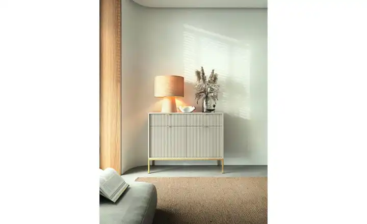 Selsey Sideboard | Greige, Goldfarben - Bei Möbel Kraft online kaufen