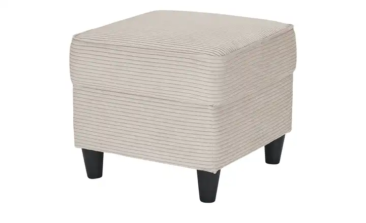 Hocker Kivana | Natur, Cordstoff - Bei Möbel Kraft online kaufen