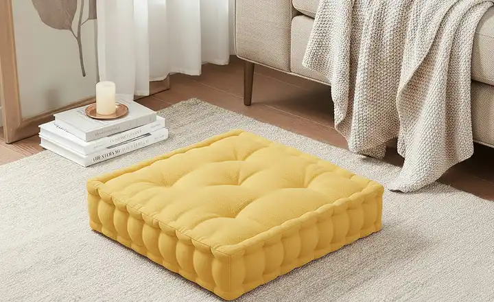 Como Green Boxkissen Bella | Gelb - Bei Möbel Kraft online kaufen