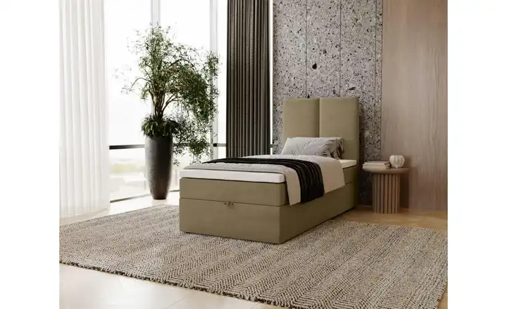 Boxbett mit Stauraum | 90x200 cm, Braun - Bei Möbel Kraft online kaufen