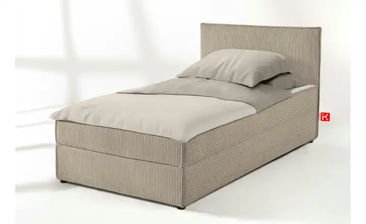 KONSIMO Boxbett | Beige, 90x200 cm - Bei Möbel Kraft online kaufen