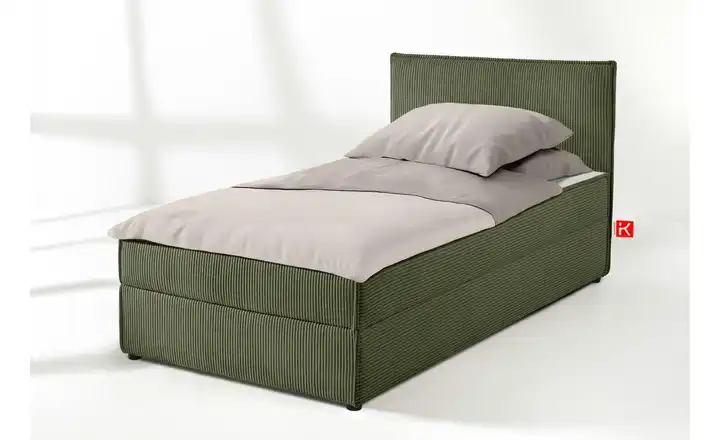 KONSIMO Boxbett | 90x200 cm, Olivgrün - Bei Möbel Kraft online kaufen