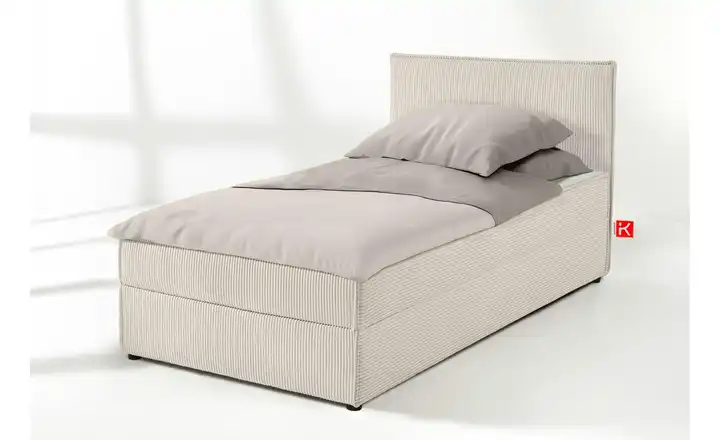 KONSIMO Boxbett | 90x200 cm, Ecru - Bei Möbel Kraft online kaufen