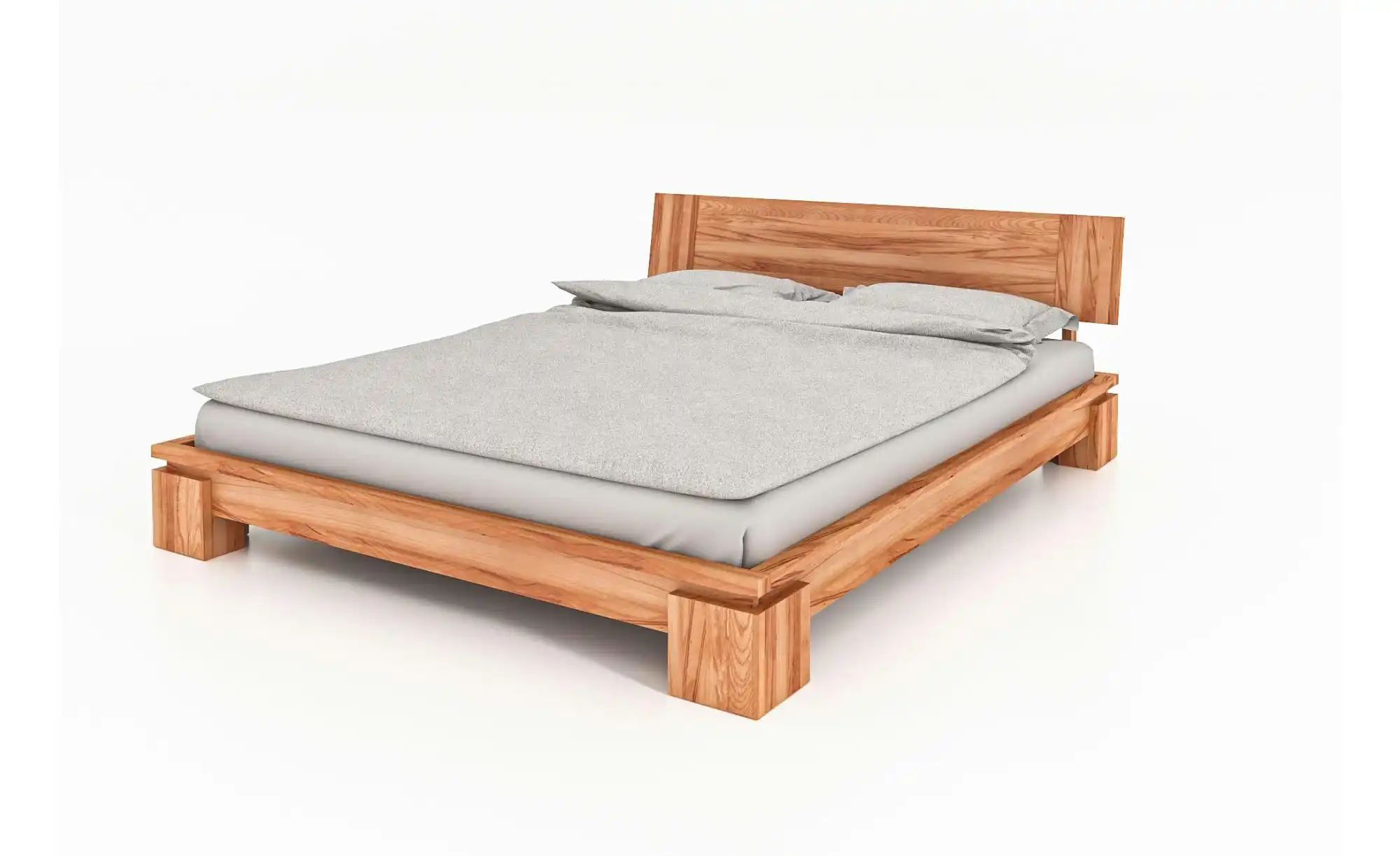 Preisvergleich für Massivholzbett niedrig ¦ holzfarben ¦ Maße (cm): B: 168 H: 72 Betten ...